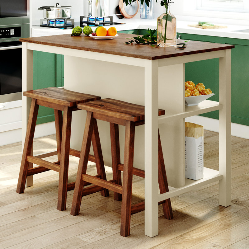 Wooden kitchen island table store